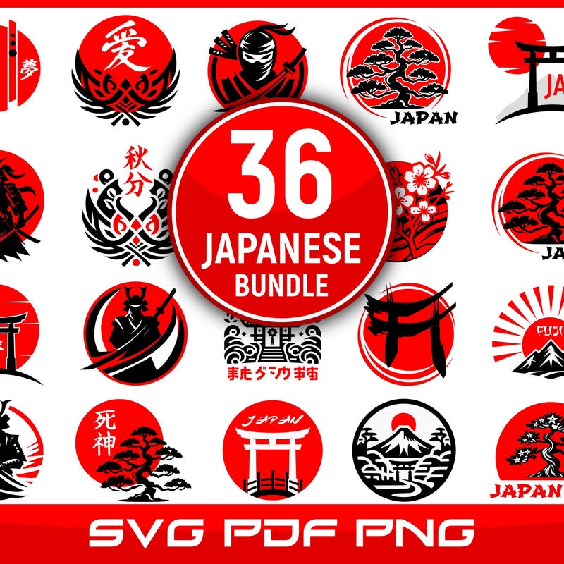 Decal Drawing Japan - Etsy UK