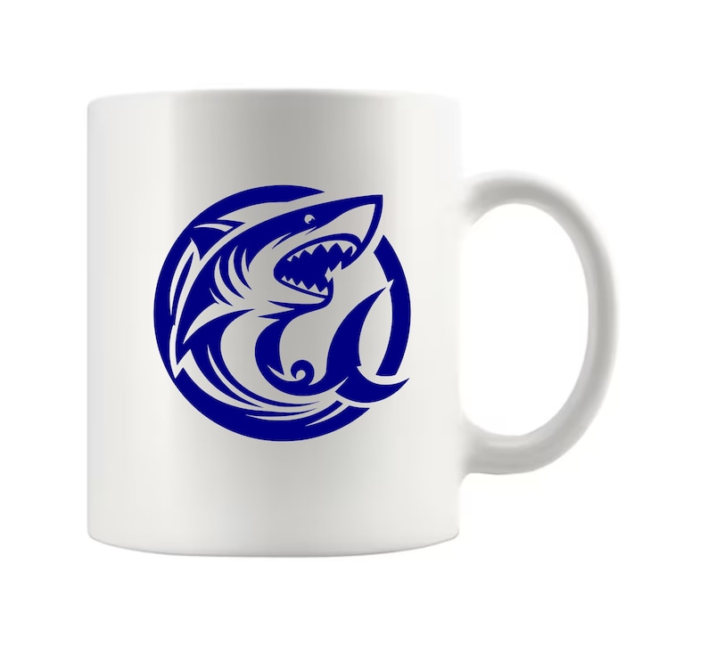 60 Sharks Design SVG PNG PDF Vector Files Clipart Bundle and Logo ...