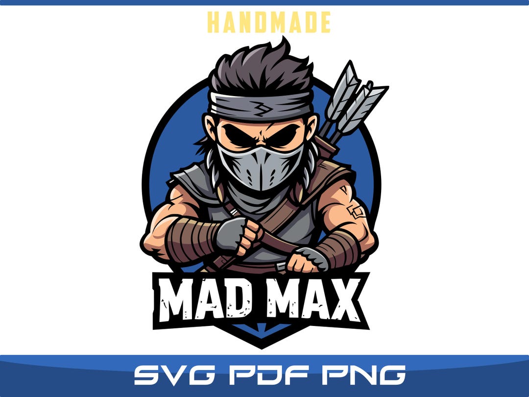 Mad Max Warrior Logo Vector: T-shirt Design Art (SVG PNG PDF) - Etsy