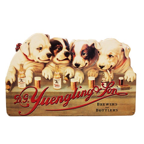 Yuengling Traditional Vintage Dog Metal Sign - Etsy