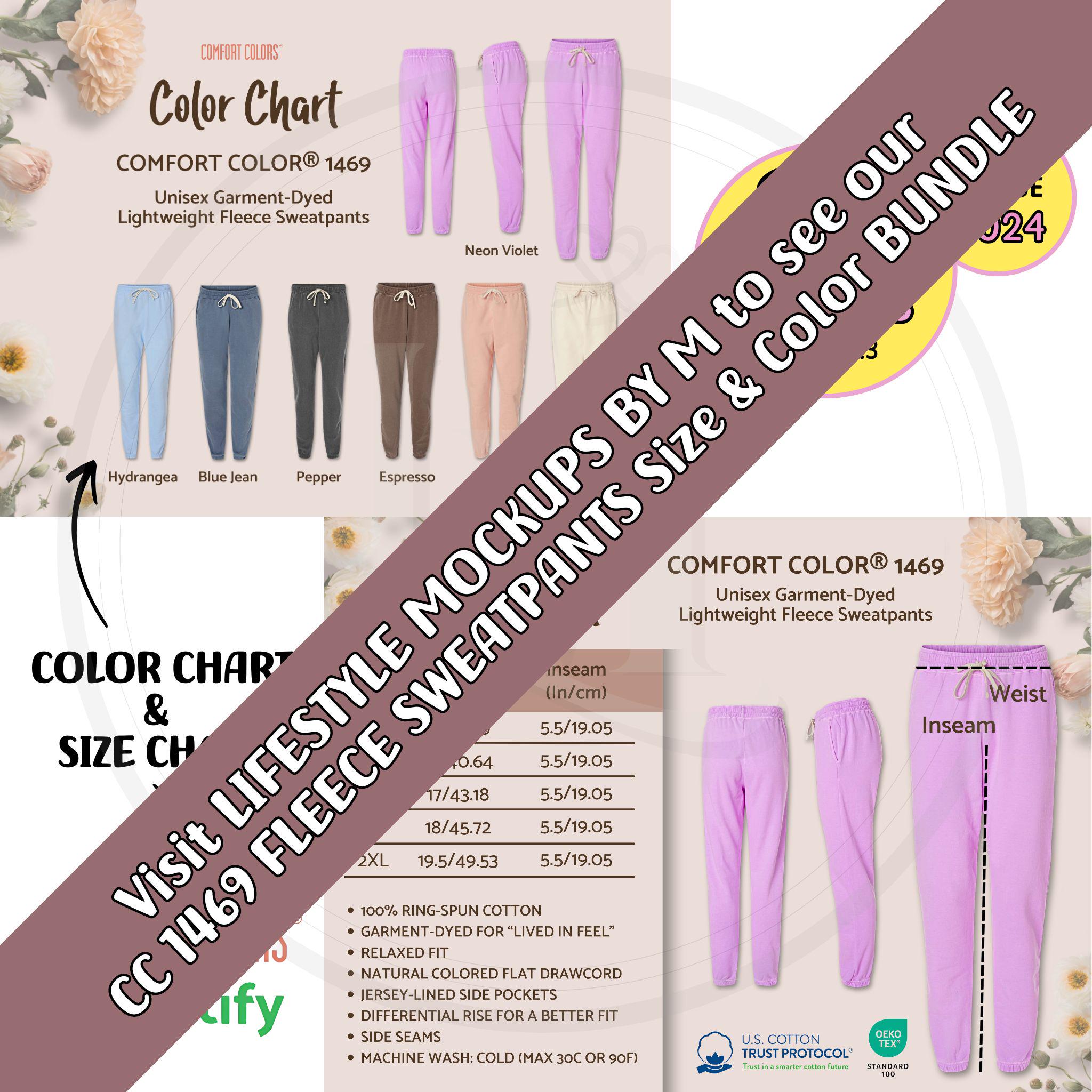 COMFORT COLORS 1467 Size Chart CC Fleece Hooded Sweatshirt Color Chart ...