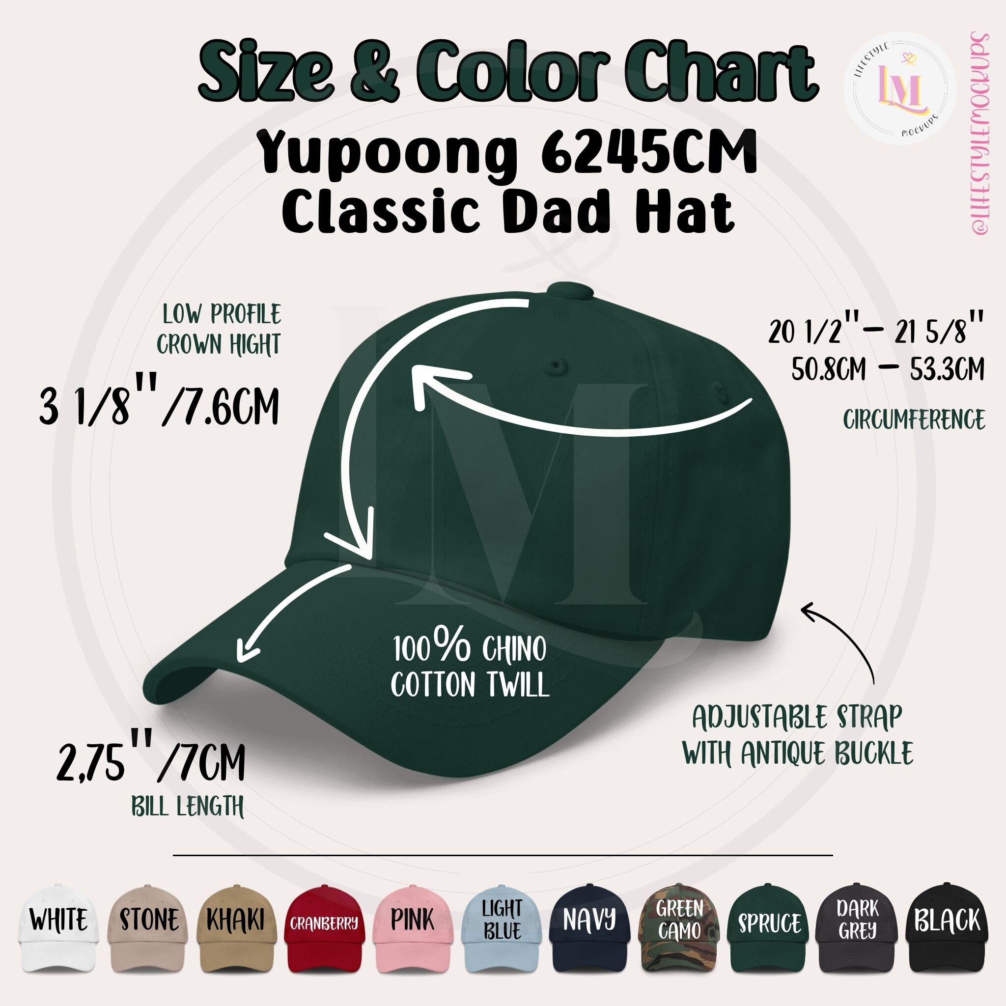 YUPOONG 6245CM Classic Dad Hat Mockup Bundle Transparent Png Dad Hat Bundle Outdoor Baseball Cap ...