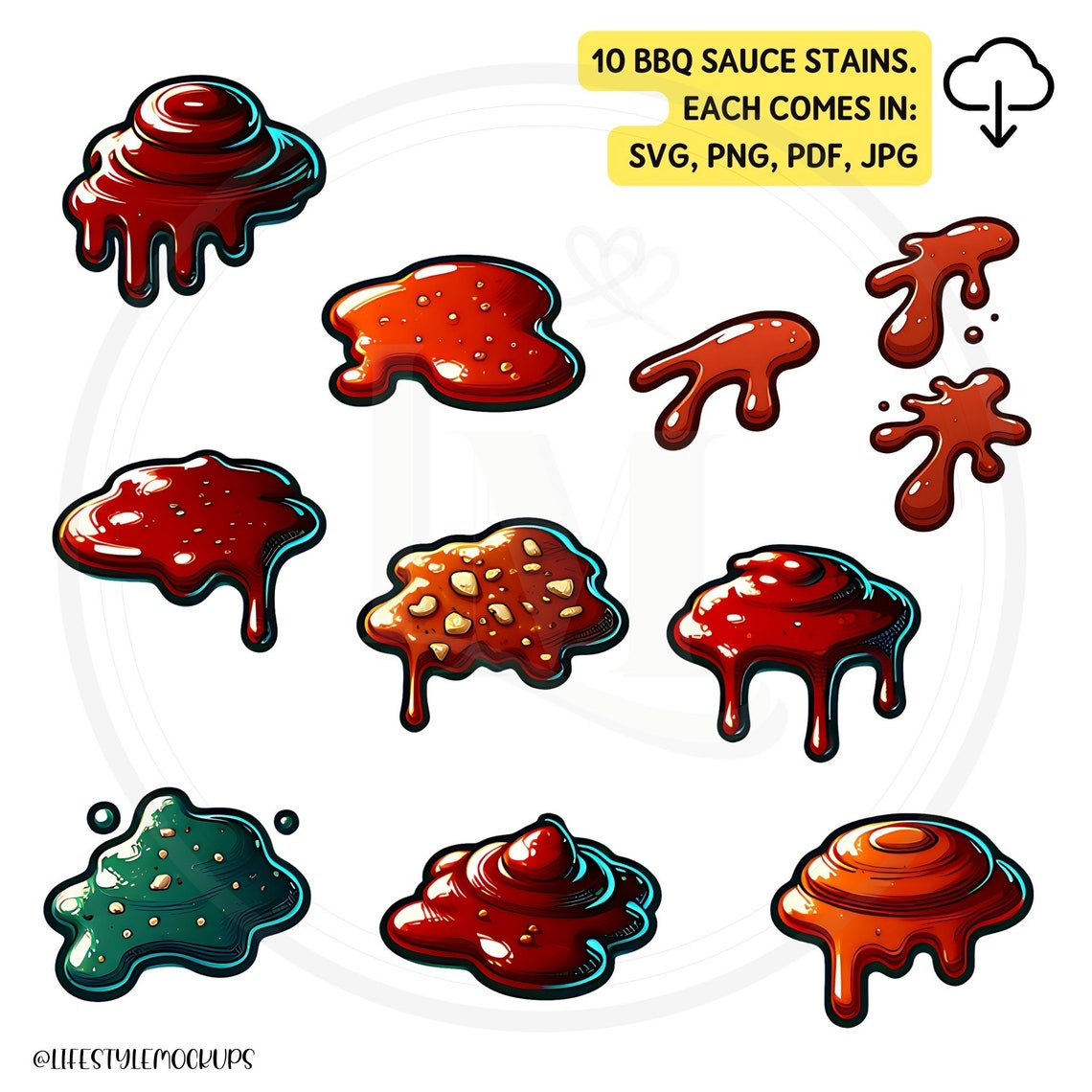 BARBEQUE SAUCE SVG Bundle Bbq Clipart, Bbq Stain Png, Svg Bbq Hot Sauce ...