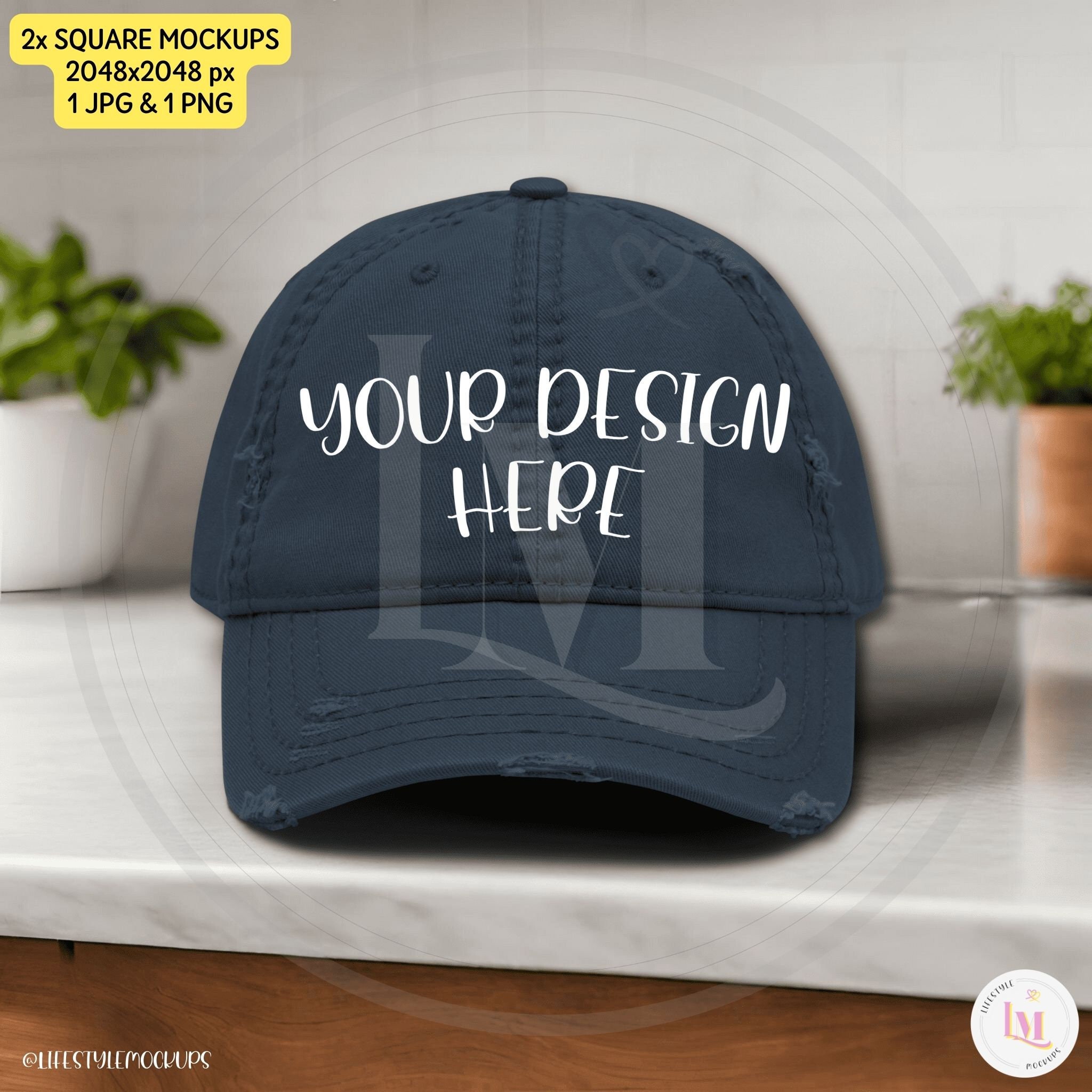 DISTRESSED HAT Mockup OTTO Cap 104-1018 Size Chart, Otto Distressed Dad ...