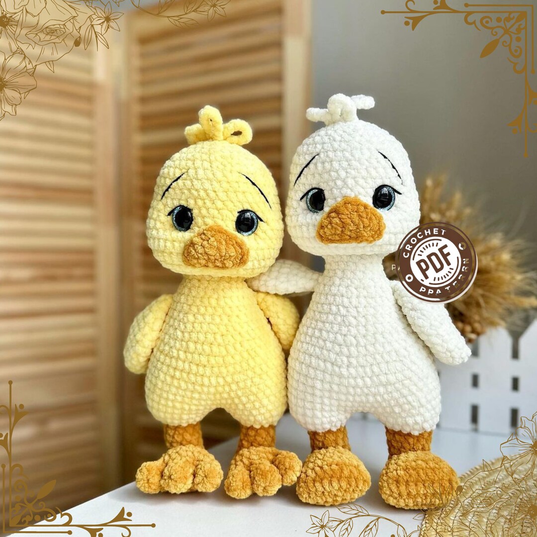 Duck Crochet English PDF Pattern Quack Quack Duck Amigurumi Instant ...