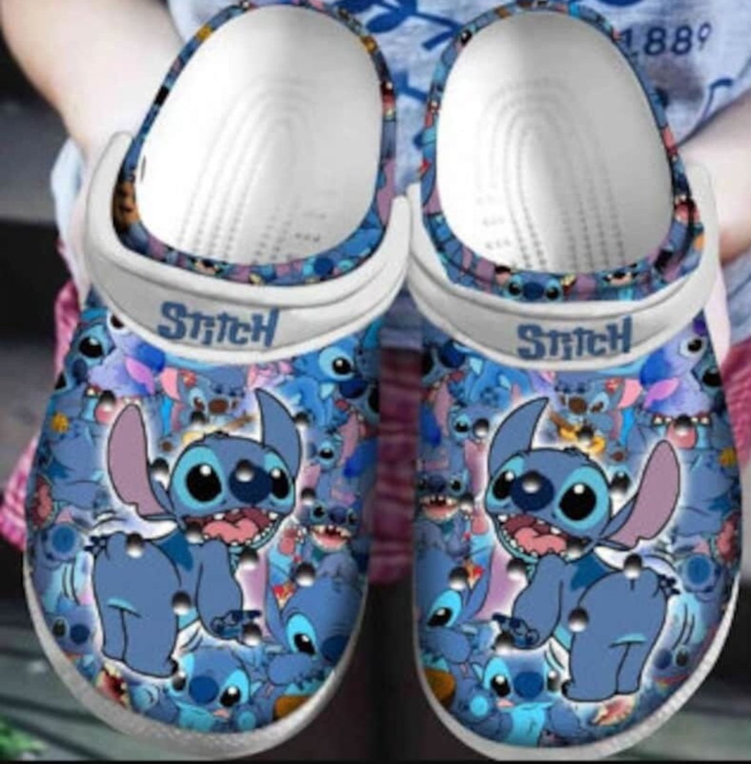 Personalized Cute Lilo and Stitch Clogs Shoes, Stitch Shoes, Stitch ...