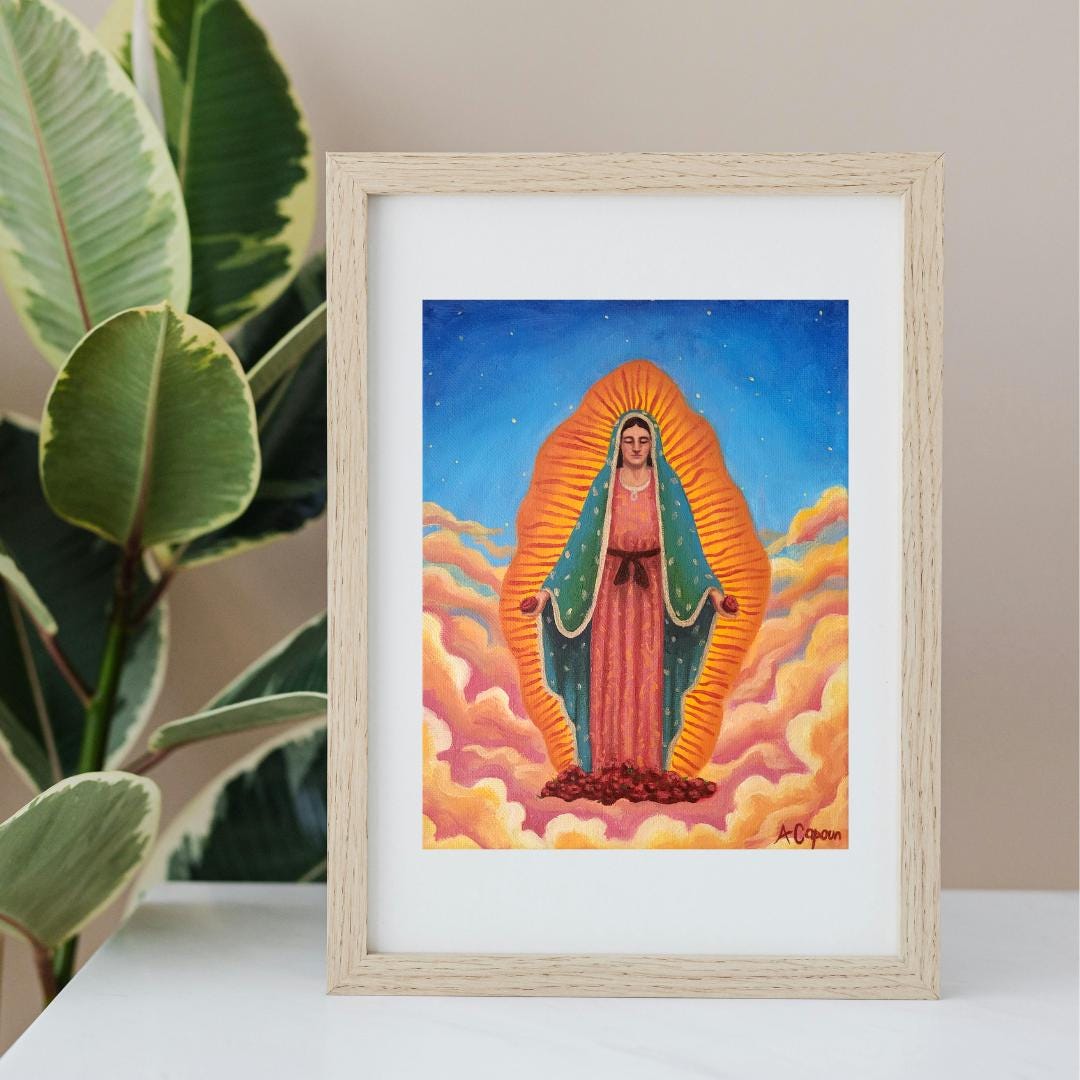 Our Lady of Guadalupe - 6x8 Luster Print - Etsy