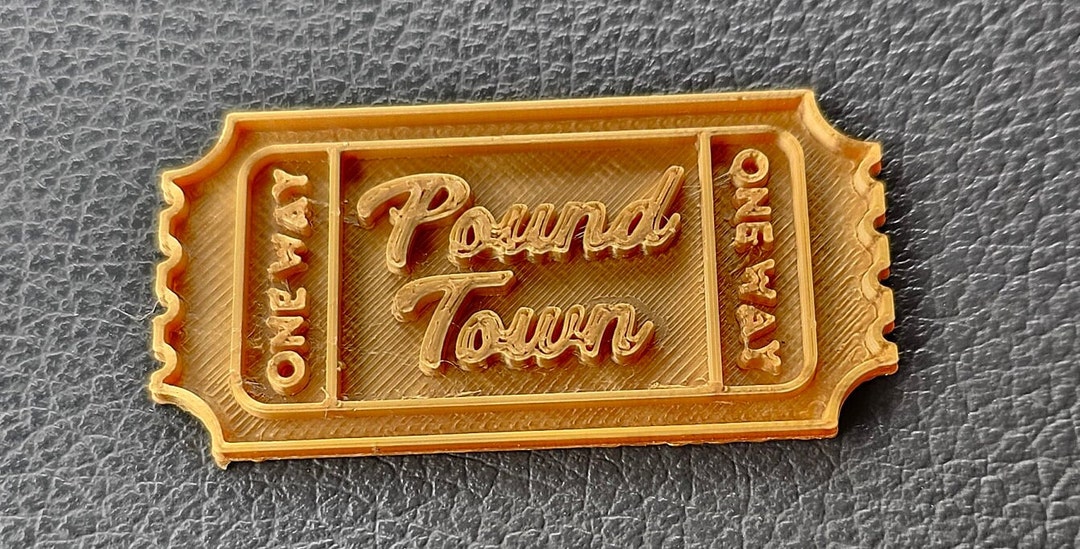 Golden Ticket to Pound Town - Etsy