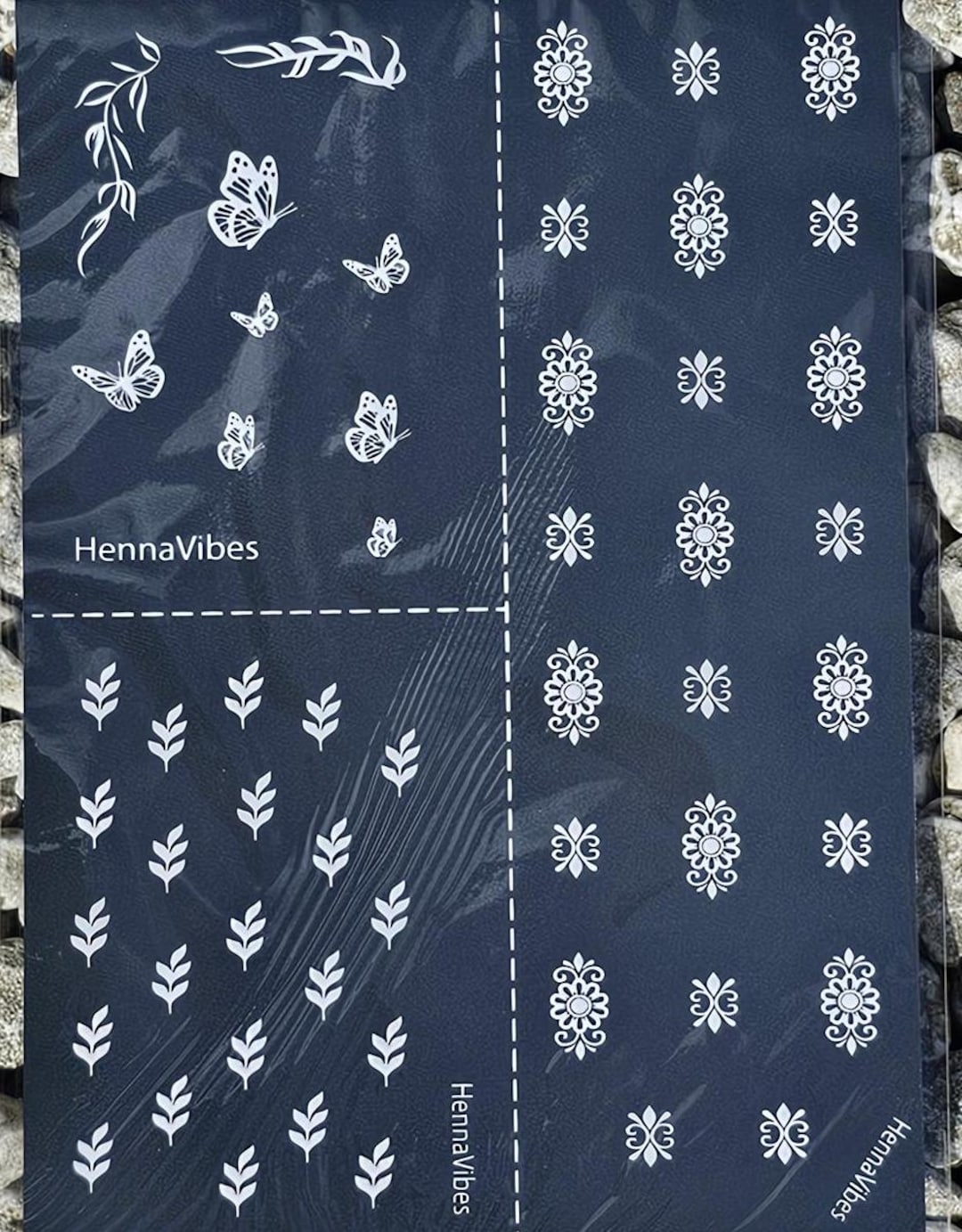 Artistic Henna Stencils - Etsy