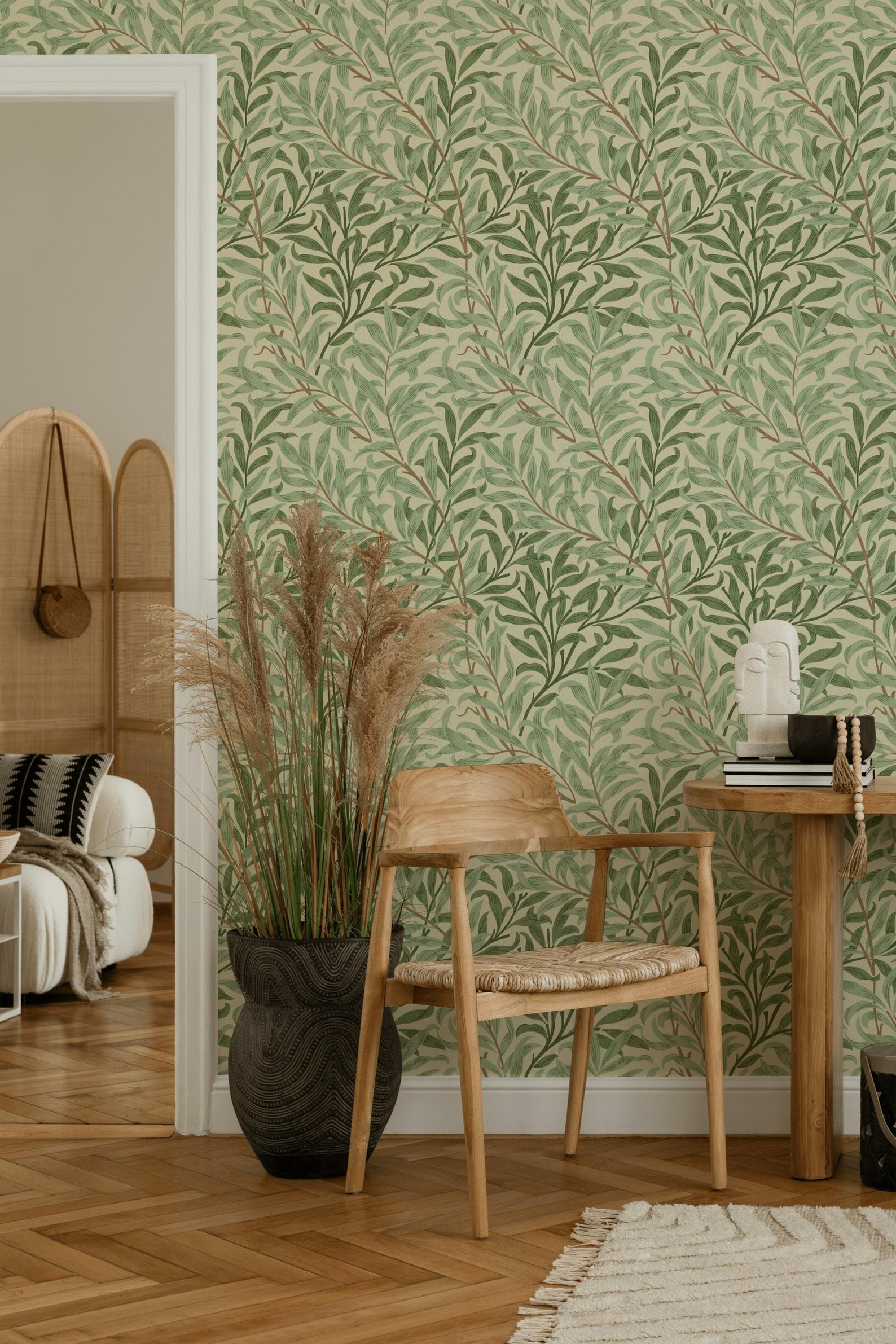 William Morris Willow Boughs Wallpaper | Timeless Nature Wall Mural for ...