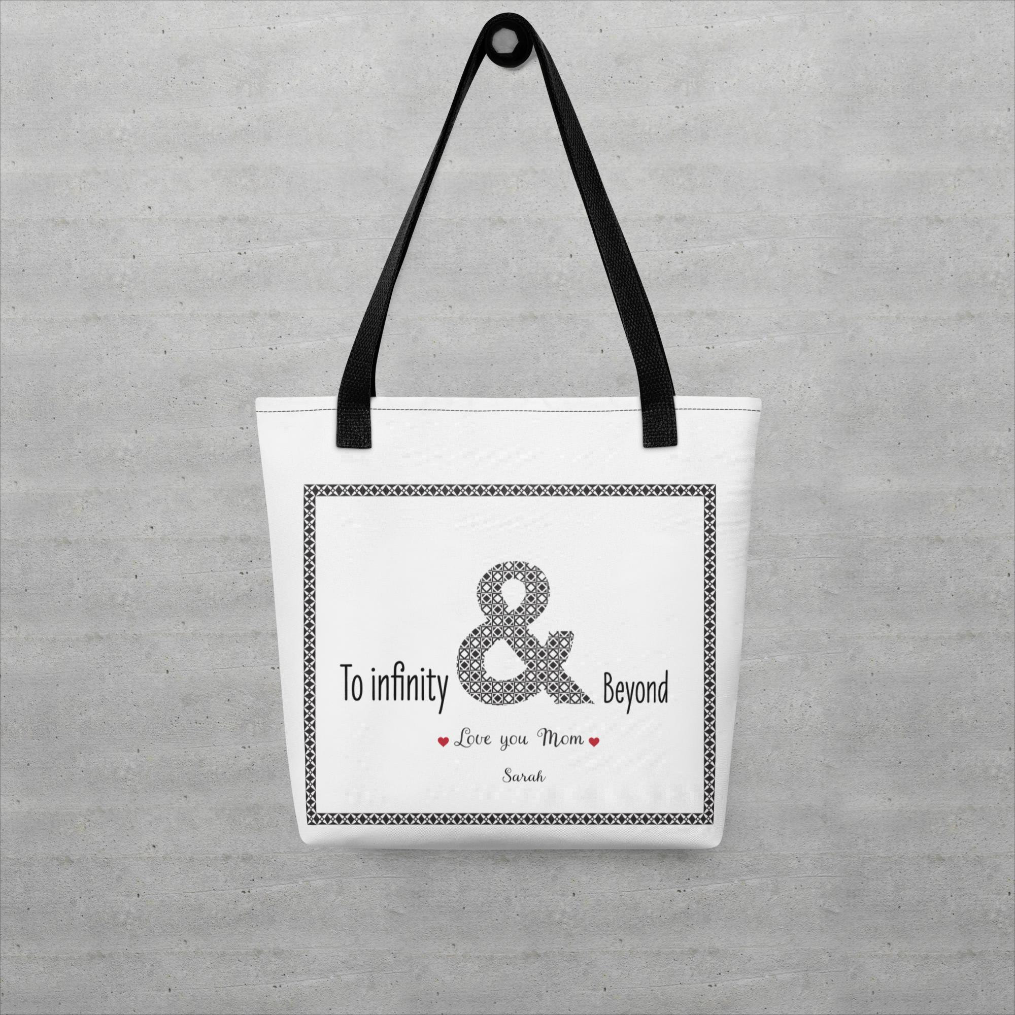 Personalized to Infinity and Beyond Tote Bag for Mom, Custom Love You ...