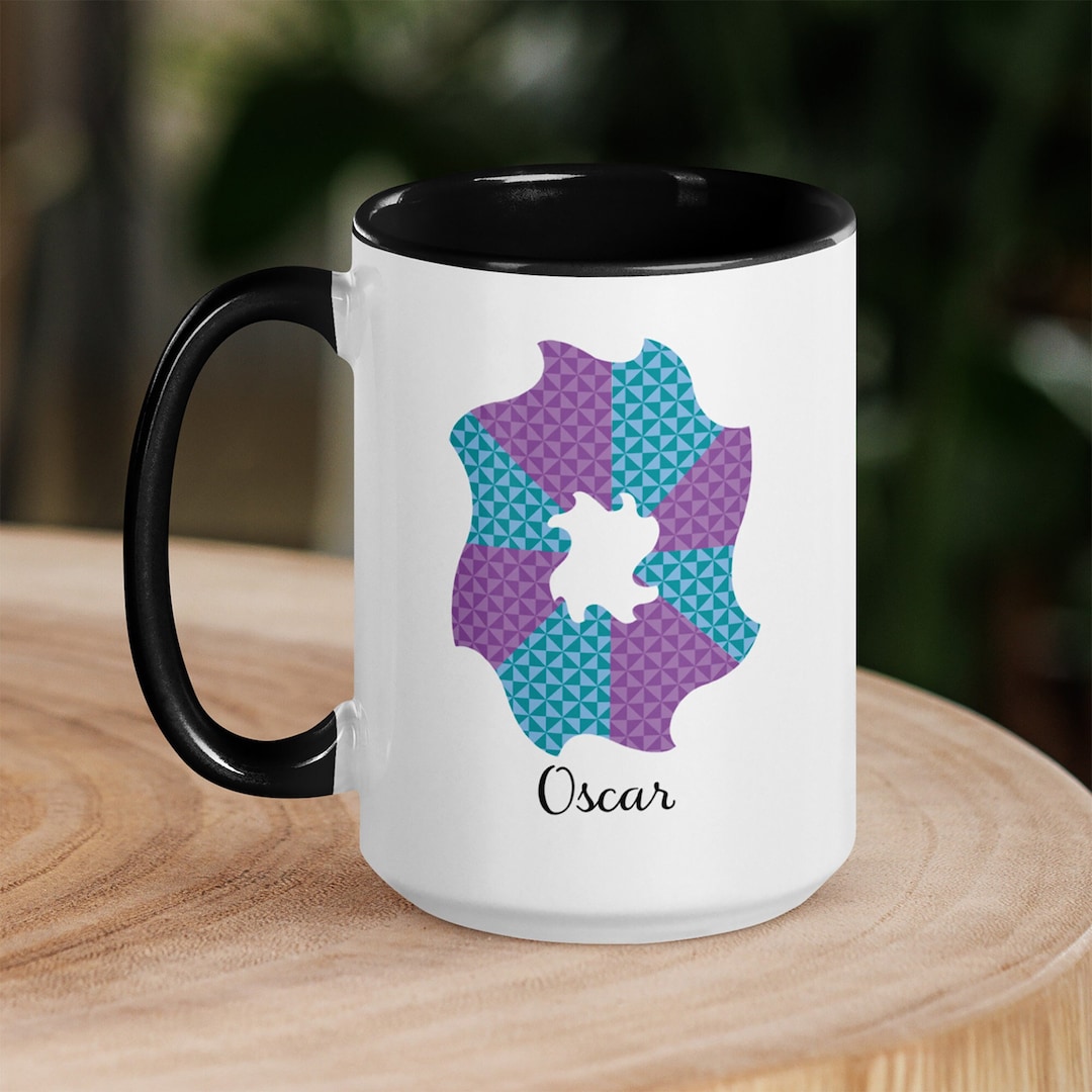 Personalized Name Initial Mug, Custom Handmade Letters Mug, Monogram ...