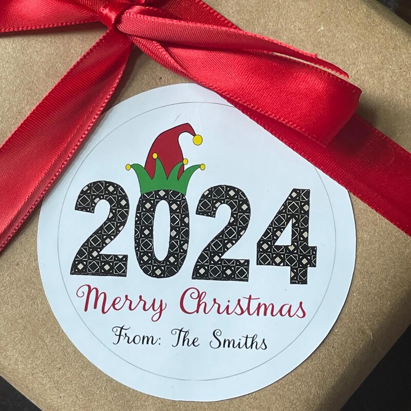 Christmas Labels 2024 - Etsy