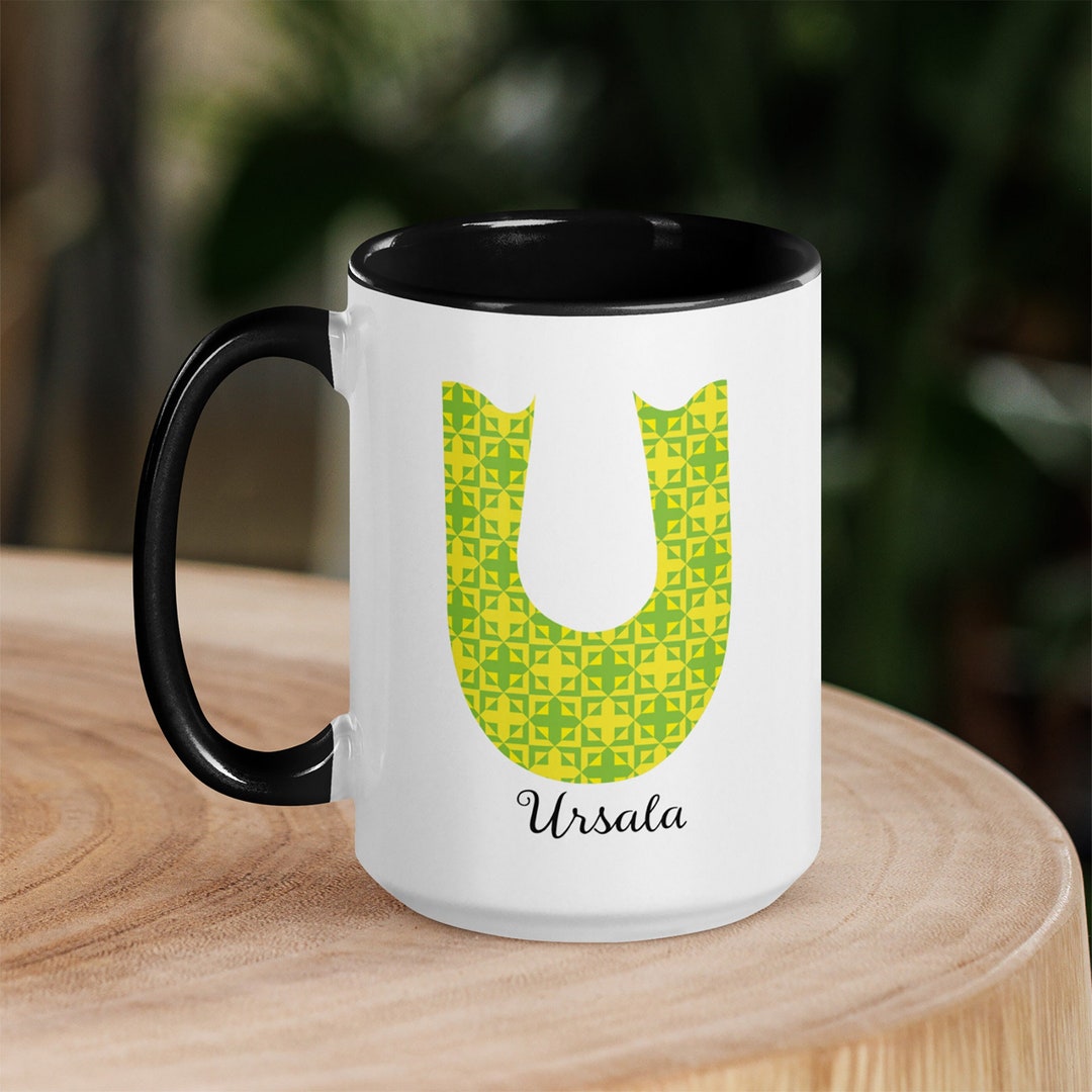 Personalized Name Initial Mug, Custom Handmade Letters Mug, Monogram ...