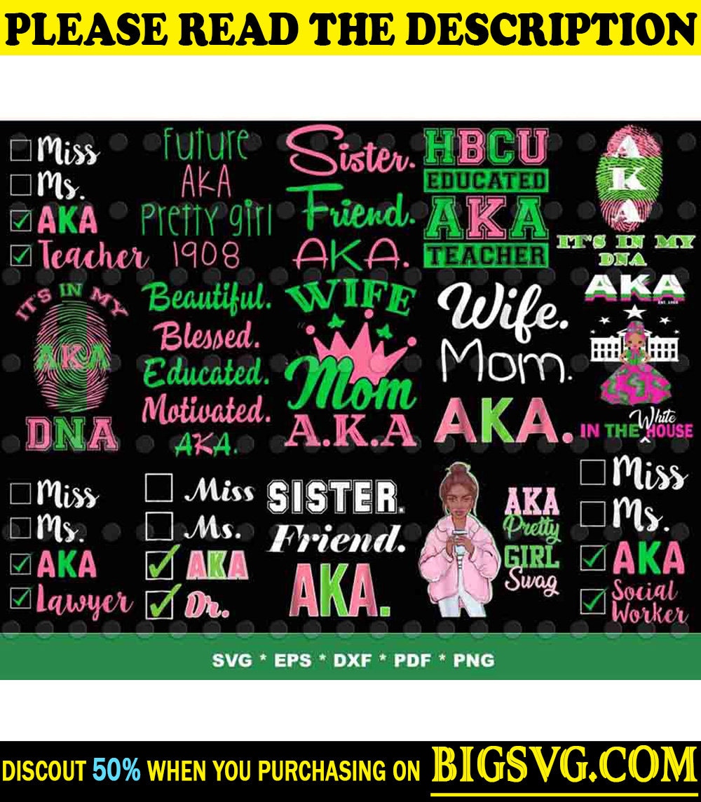 140 Aka Svg Bundle, Aka Svg Layered, Aka Png, Alpha Kappa Alpha ...
