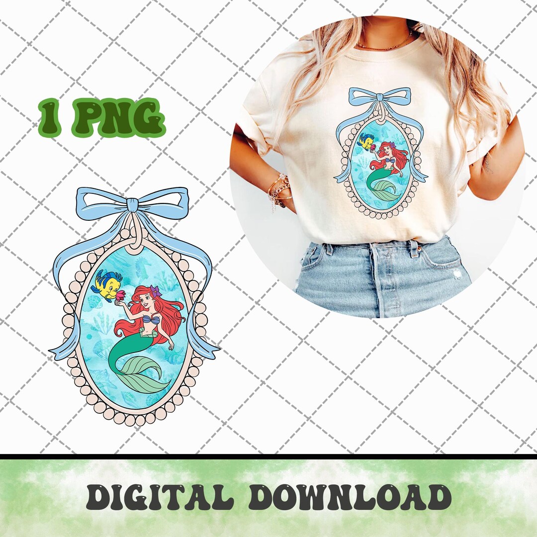 The Little Mermaid PNG, Mermaid Princess Png, Magical Disney Princess ...