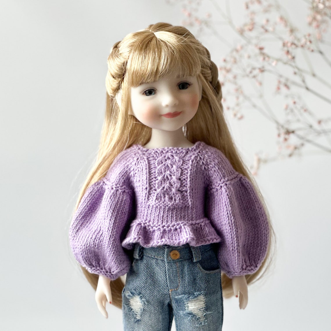 KNITTING PATTERN Ruby Red Fashion Friends, Gôtz Little Kidz Dolls in ...
