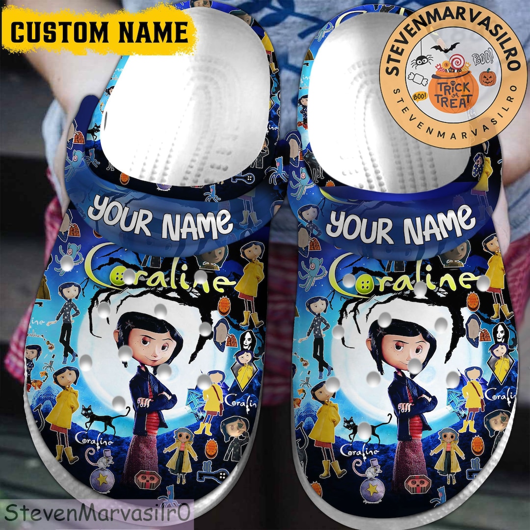 Coraline Clogs Shoes, Coraline Clogs Shoes, Personalized Clogs Shoes ...