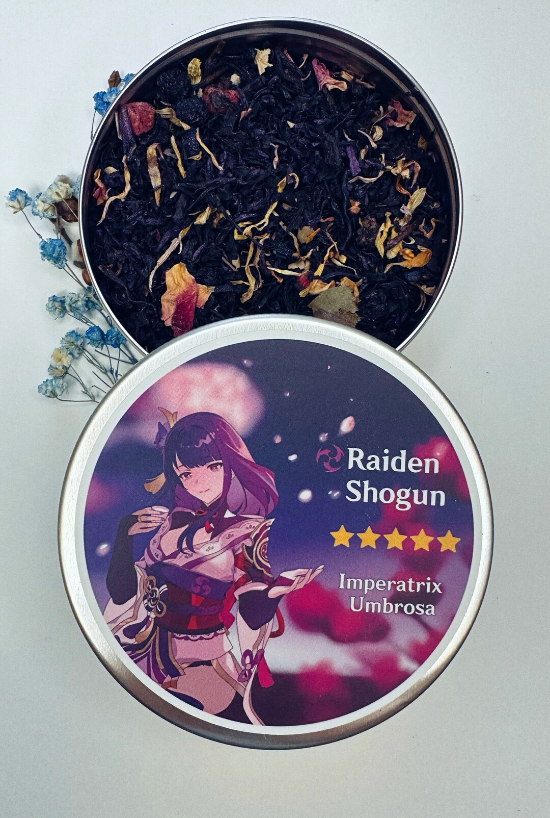Raiden Shogun Craft Tea Genshin Impact Tea - Etsy