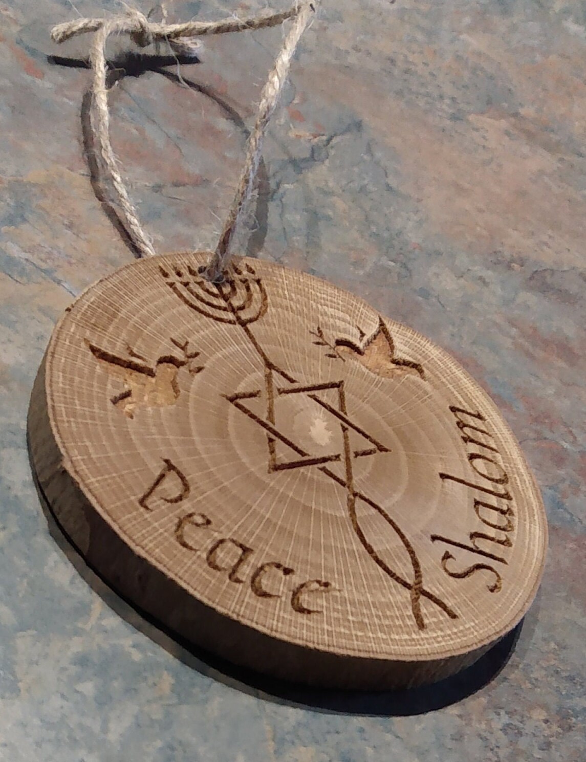 Messianic Jewish Seal Decorative Ornament With peace, Shalom - Etsy