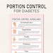 Portion Size Cheat Sheet, Portion Size Charts, Diabetes Portion Control ...