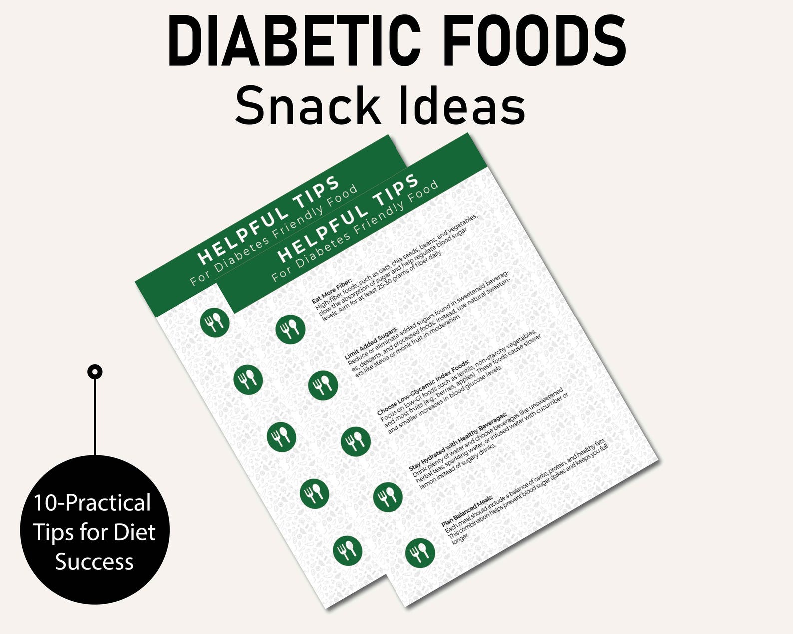 Diabetic Food Snacks Ideas, Diabetic Meal Plan, Pre Diabetes Diet ...
