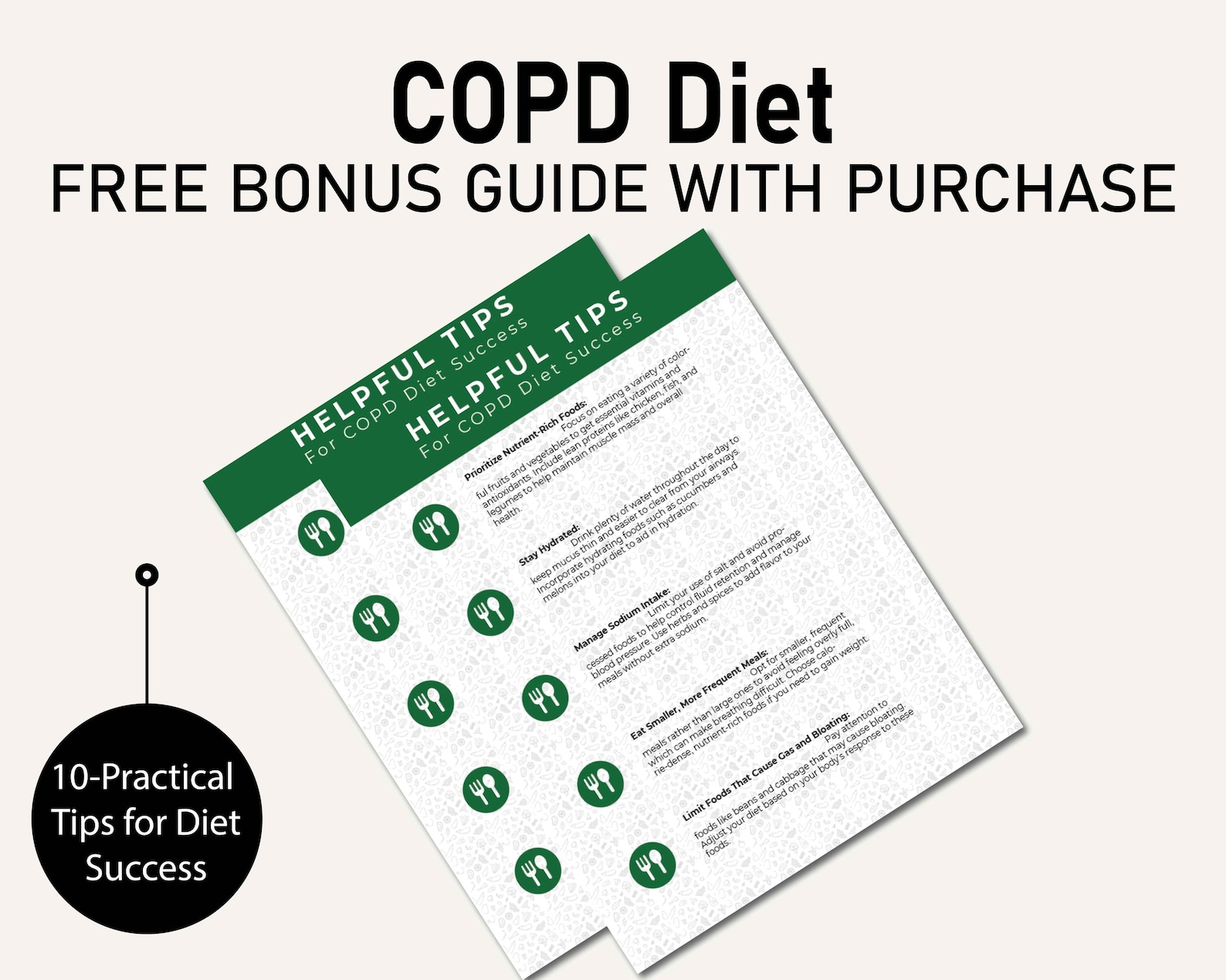 COPD Diet Food List, COPD Diet Plan PDF, Food Chart, Diet Sheet for ...