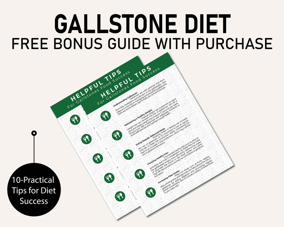 Gallstones Food List PDF, PDF Food Chart, Gallstone Food to Avoid ...