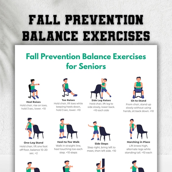 Fall Prevention Poster - Etsy