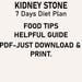 7-day Kidney Stone Diet Plan, Renal Diet Recipes Breakfast, Low Oxalate ...
