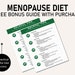 Menopause Diet Food List, Foods to Help Menopause Symptoms, Menopause ...