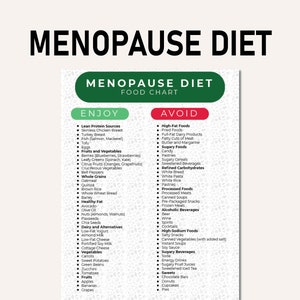 Menopause Diet Food List, Foods to Help Menopause Symptoms, Menopause ...