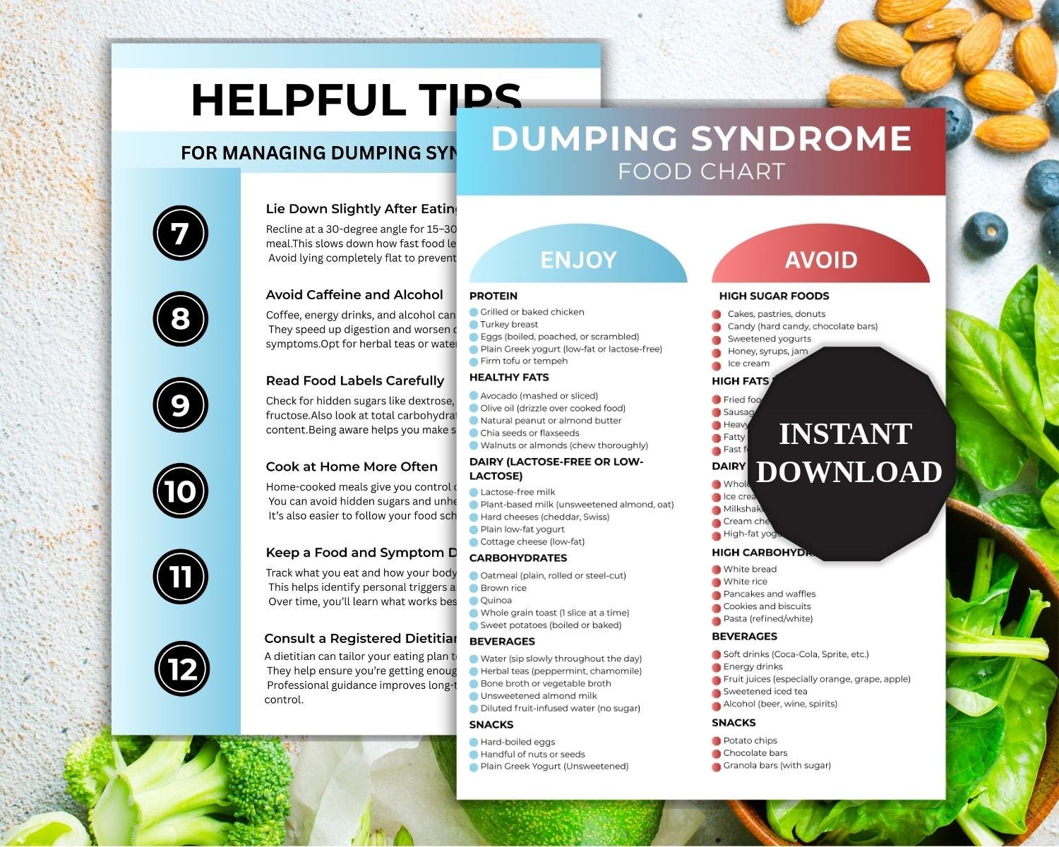 Dumping Syndrome Diet Foods List, High Blood Pressure Grocery, Rapid ...