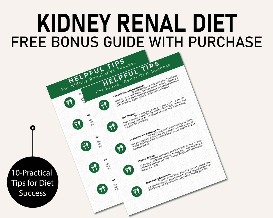 Kidney Renal Diet Food Chart, Kidney Awareness, Kidney Diet List, Low ...