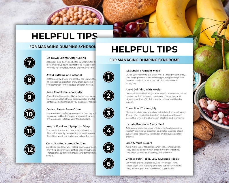 Dumping Syndrome Diet Foods List, High Blood Pressure Grocery, Rapid ...