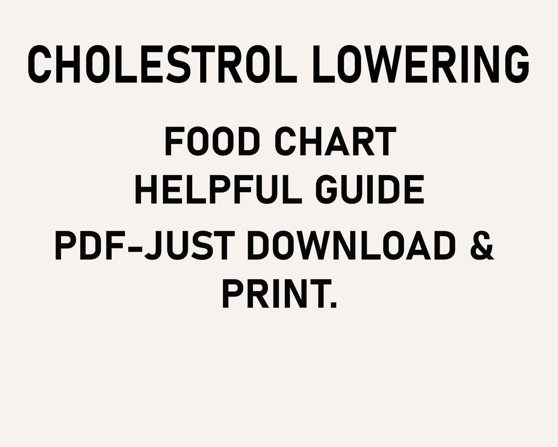 Cholesterol Lowering Food List, Cholesterol Lowering Grocery List ...