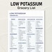 Low Potassium Food Chart, Low Potassium Food List, Kidney Friendly ...