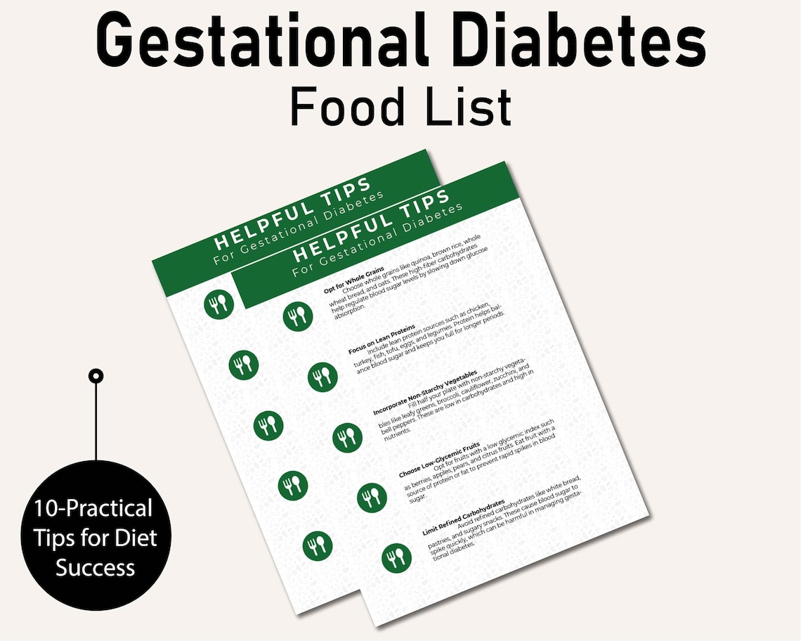 Gestational Diabetes Food List, Diabetes Meal Plan, Diabetic Food Chart ...