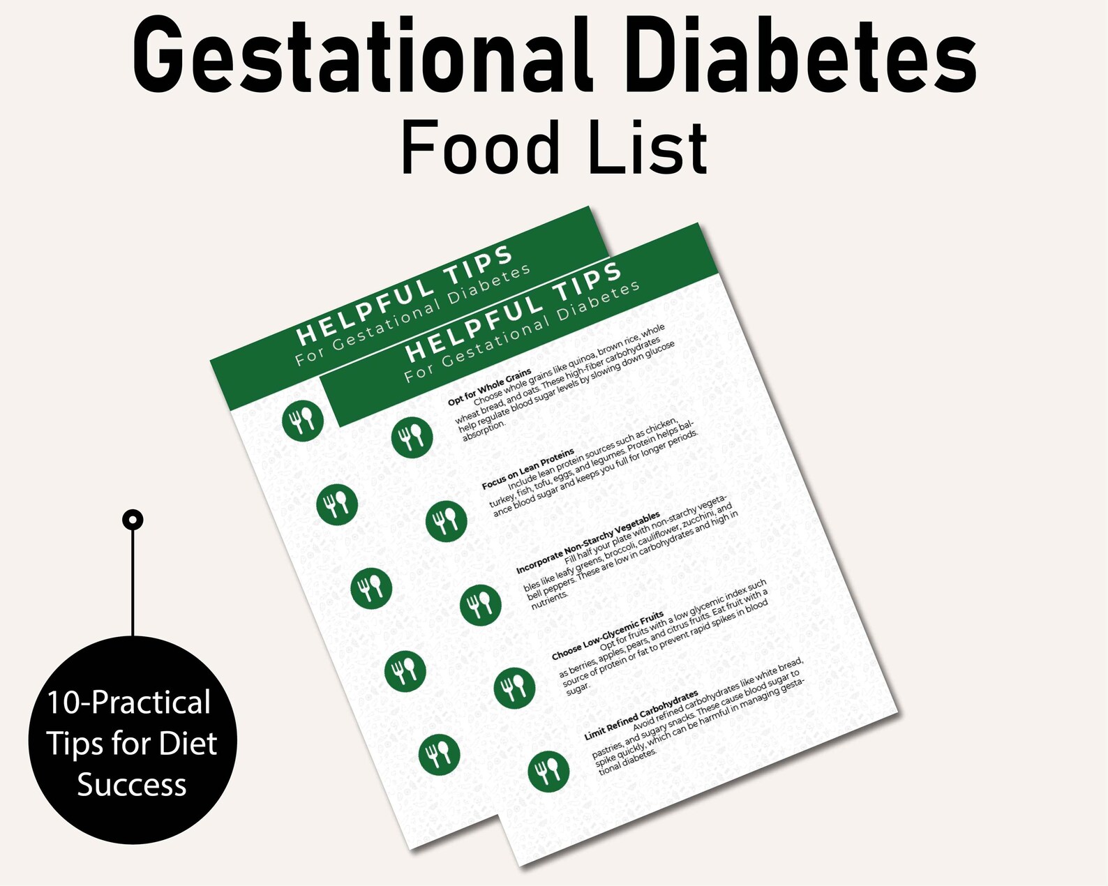 Gestational Diabetes Food List, Diabetes Meal Plan, Diabetic Food Chart ...