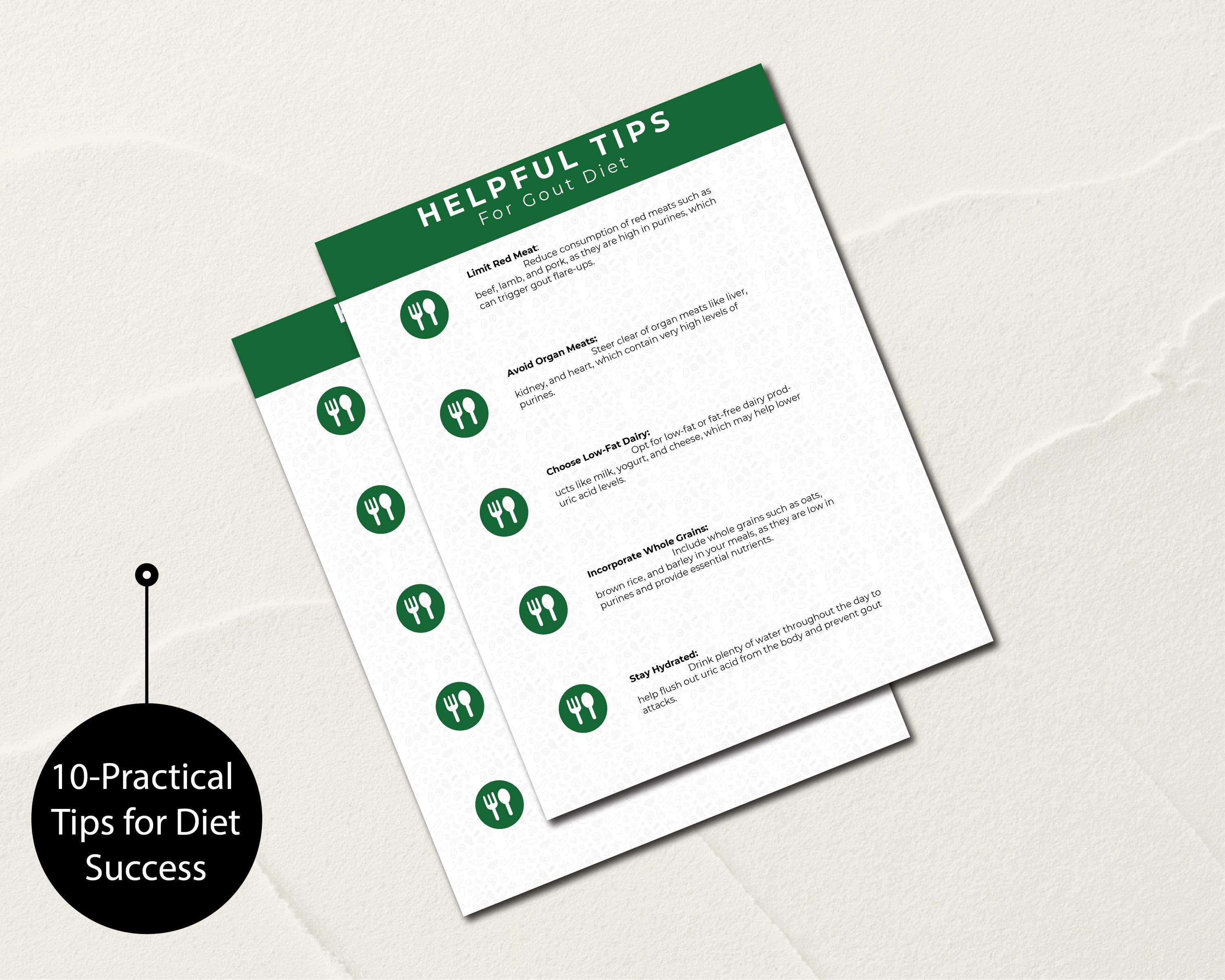 Gout Diet Food List, Gout Food Chart, Low Purine Foods, Anti ...