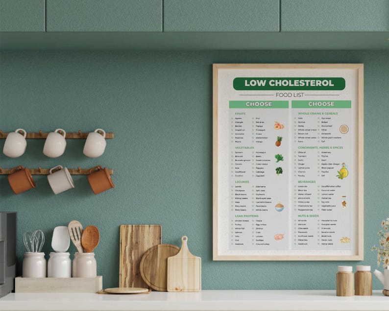 Cholesterol Lowering Food List, Low Cholesterol Meal Plan, Low ...