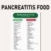 Pancreatitis Food Guide, Pancreatitis Food Chart, Pancreatitis Food ...