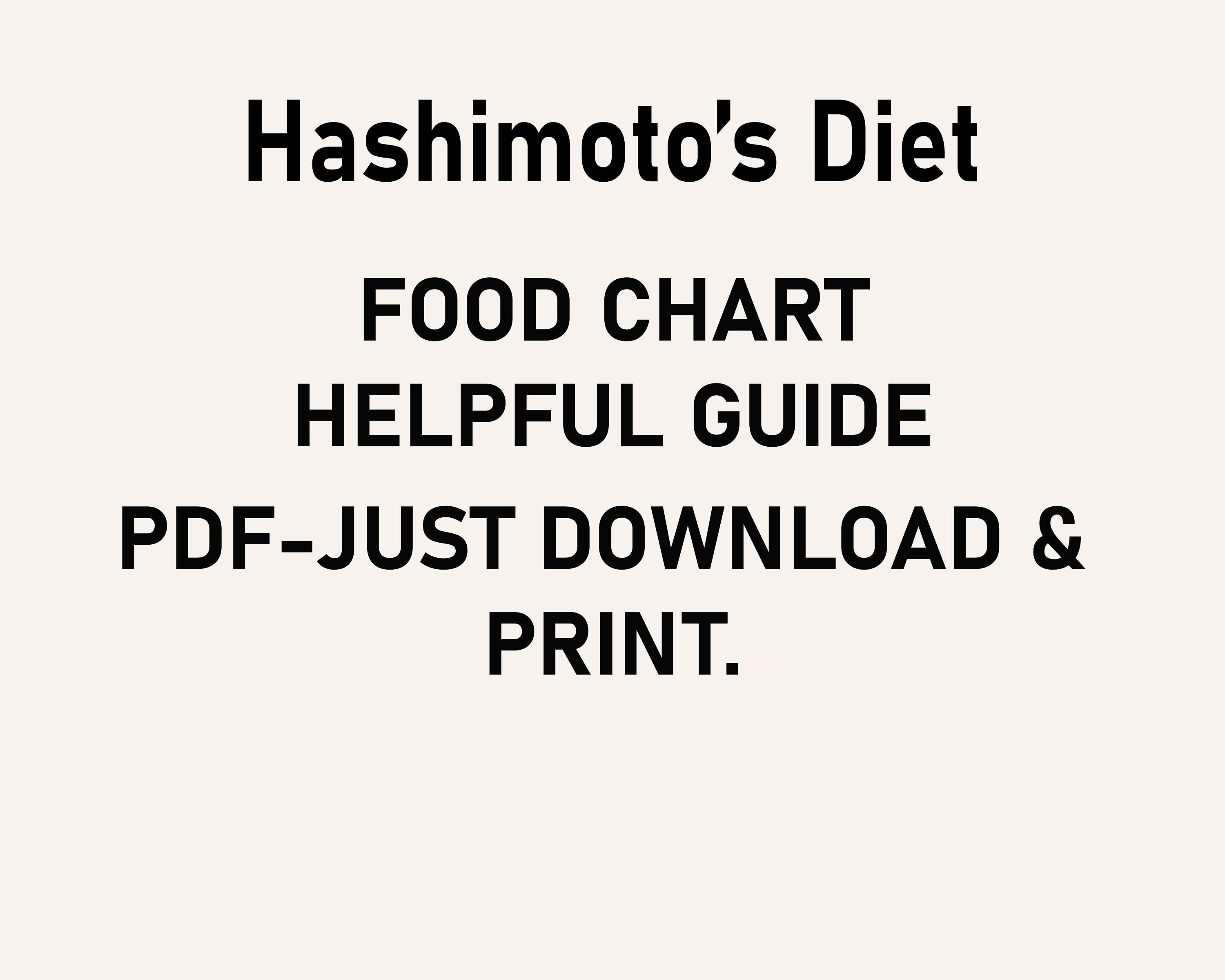Hashimoto's Diet Food List for Thyroid Health, What to Eat Hashimotos ...