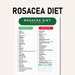Rosacea Diet Plan PDF, Download This Food List to Help You Identify ...
