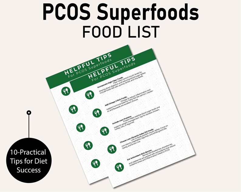 PCOS Food List and Diet Plan, Low Glycemic Index Foods,low in Sugar and ...