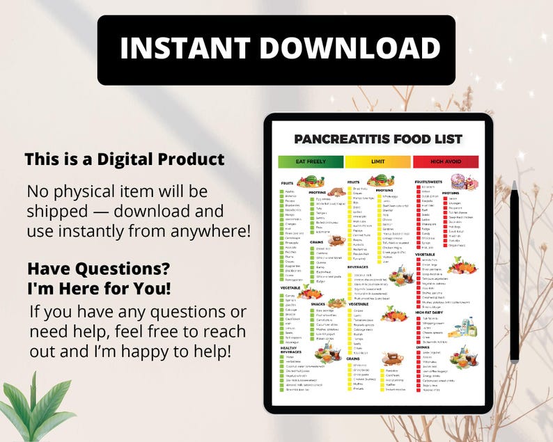 Pancreatitis Diet Food List, Pancreatitis-friendly Foods, Low Fat ...