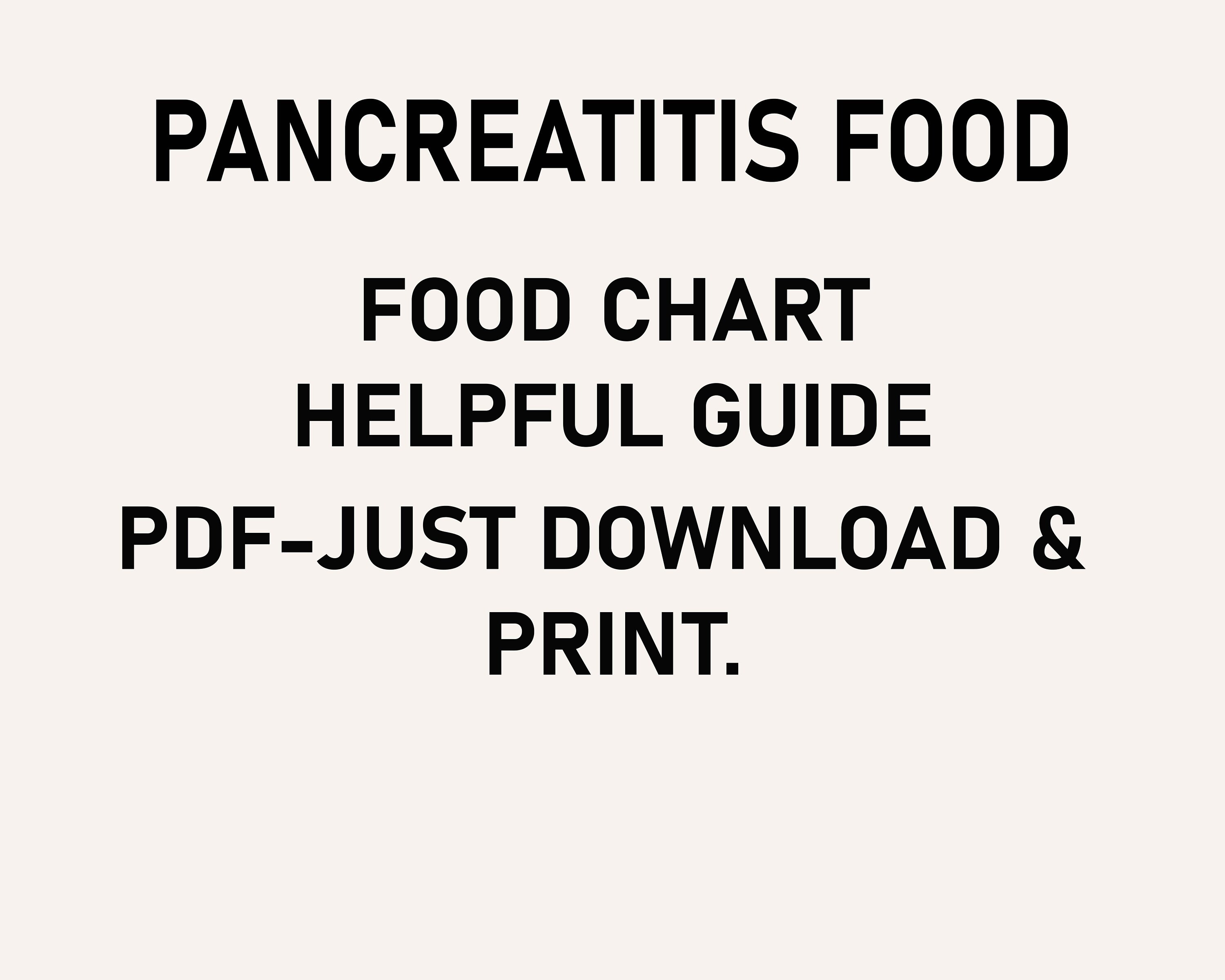 Pancreatitis Food Guide, Pancreatitis Food Chart, Pancreatitis Food ... Pancreatitis Food Guide, Pancreatitis Food Chart, Pancreatitis Food ...