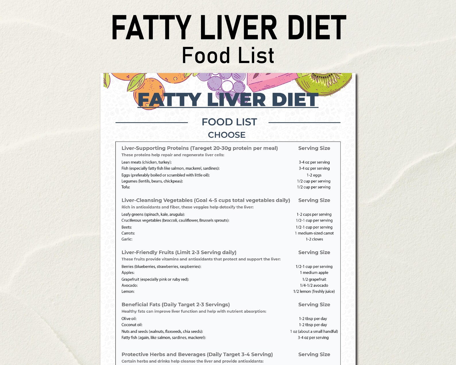 Fatty Liver Diet List, Fatty Liver Diet Meal Plan, Fatty Liver Food ...