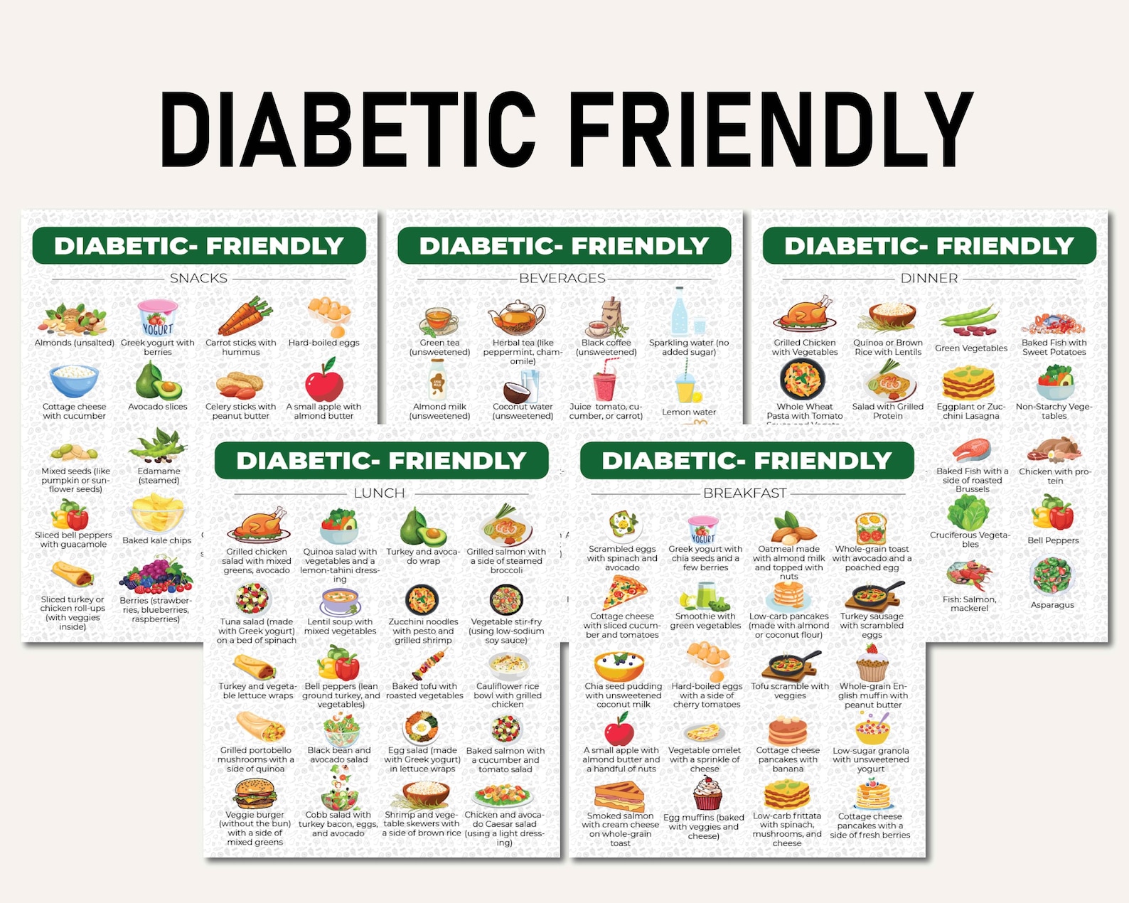 Diabetic Food Chart, Diabetic Meal Plan, Pre Diabetes Diet, Nutrition ...