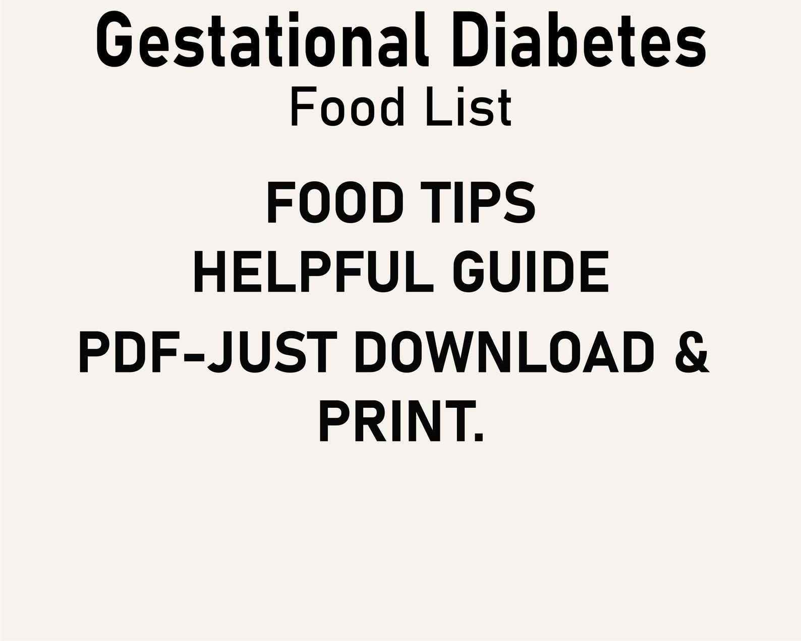 Gestational Diabetes Food List, Diabetes Meal Plan, Diabetic Food Chart ...